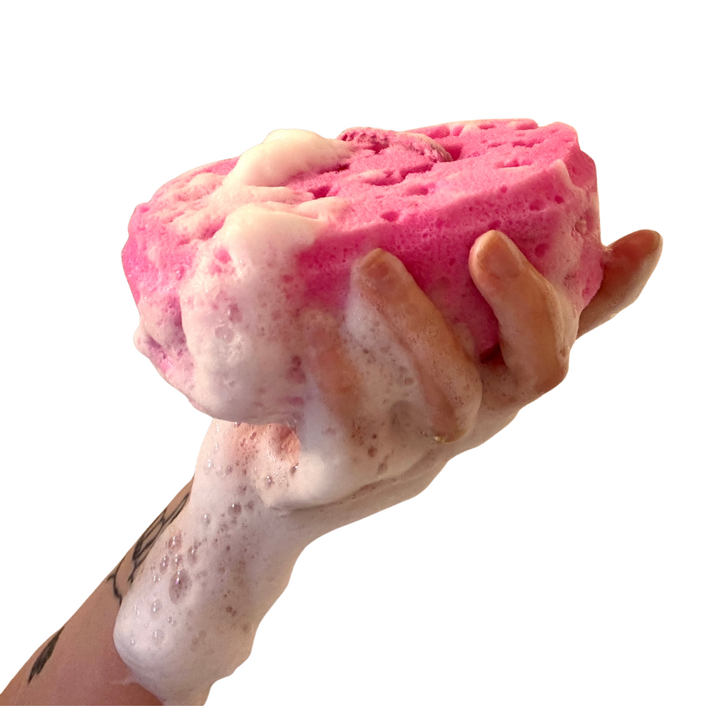 Mango Papaya Soapy Sponge – Scandalous Soap