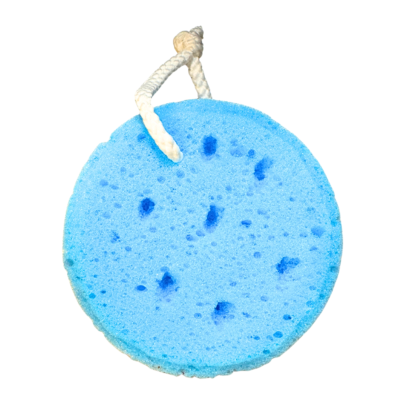 Round Sponge (Blue) – Scandalous Soap
